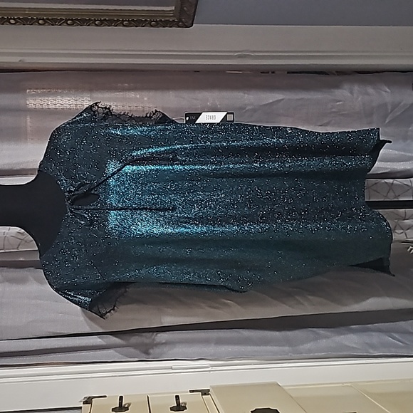 LuLaRoe | Tops | Nwts Lularoe Elegant Grace Turquoise Shimmer Mermaid ...